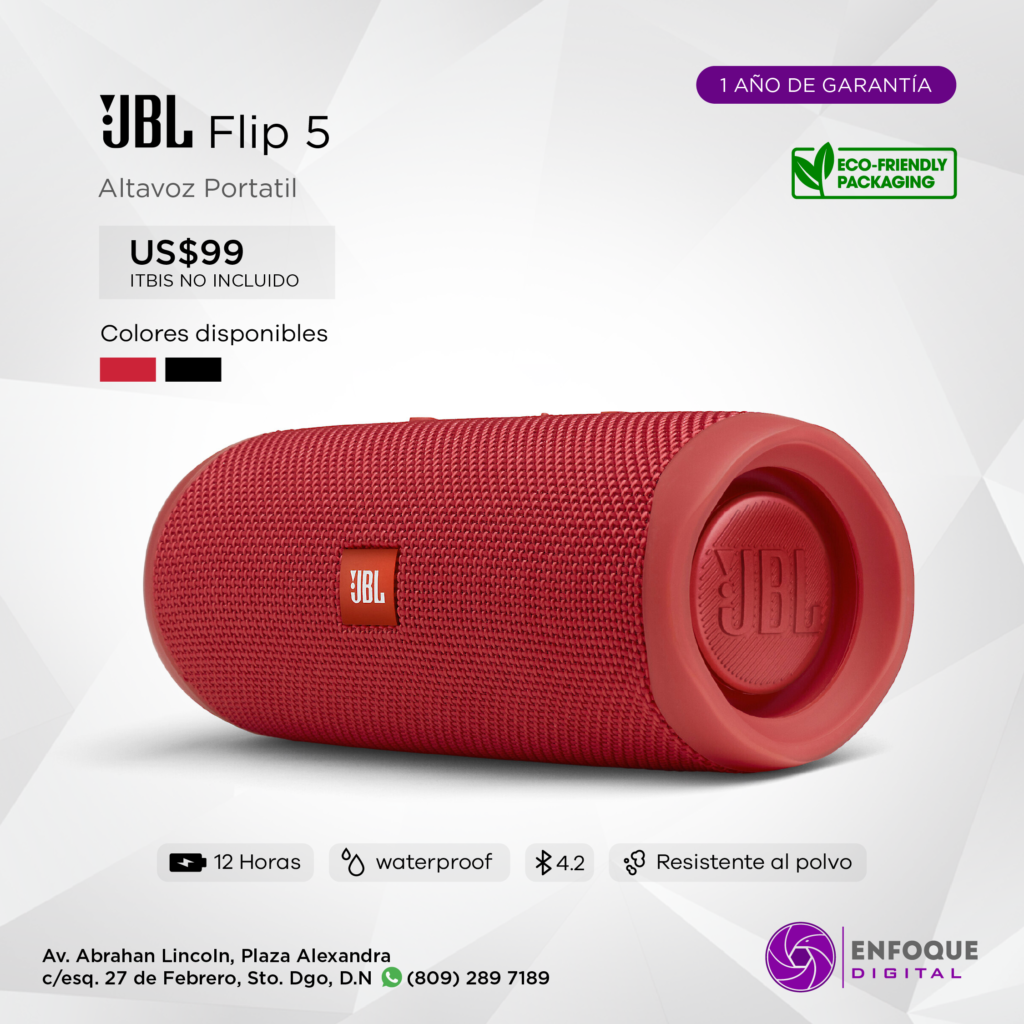 JBL Flip 5 | Enfoque Digital