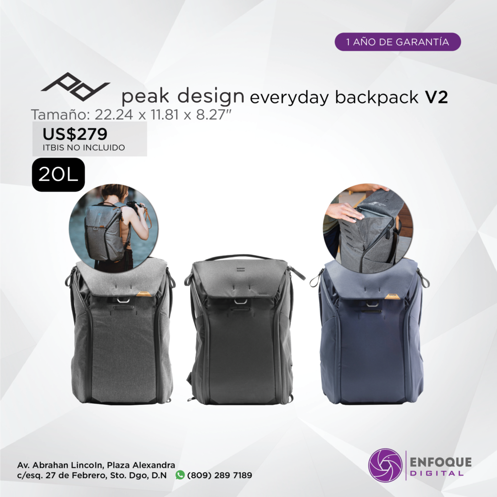 Peak Design Everyday Backpack 20L V2 | Enfoque Digital